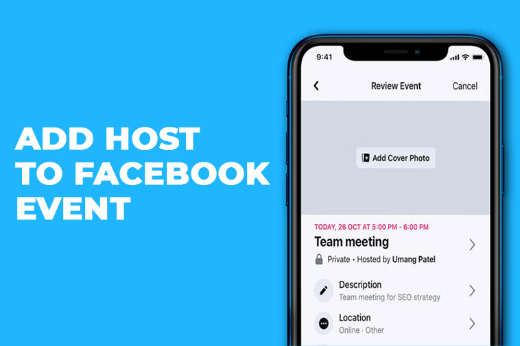 How To Add A Host To A Facebook Event PC IPhone Android 